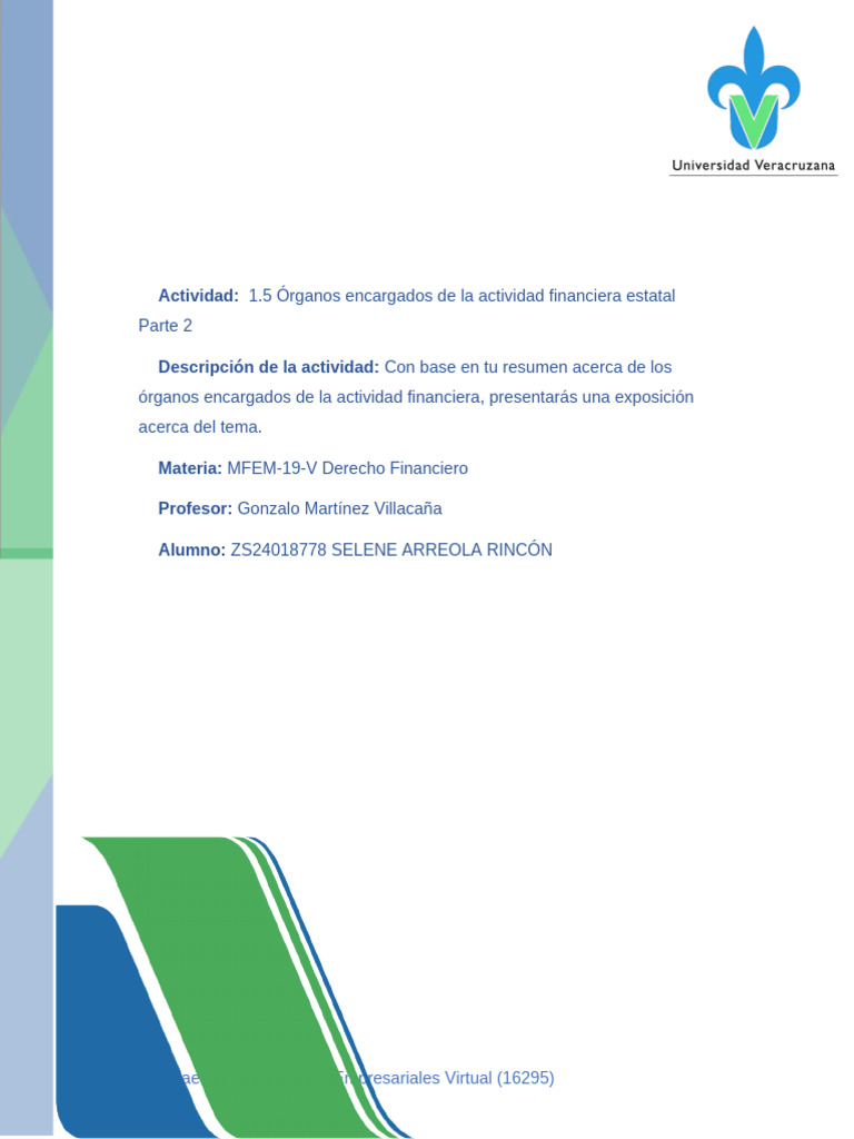 Act1.5 Selene-ArreolaRincon | PDF | Finanzas y dinero