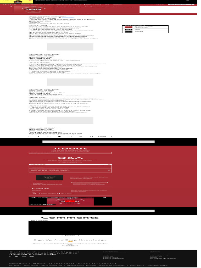 WOW (English Translation) - 3RACHA Genius Lyrics | PDF