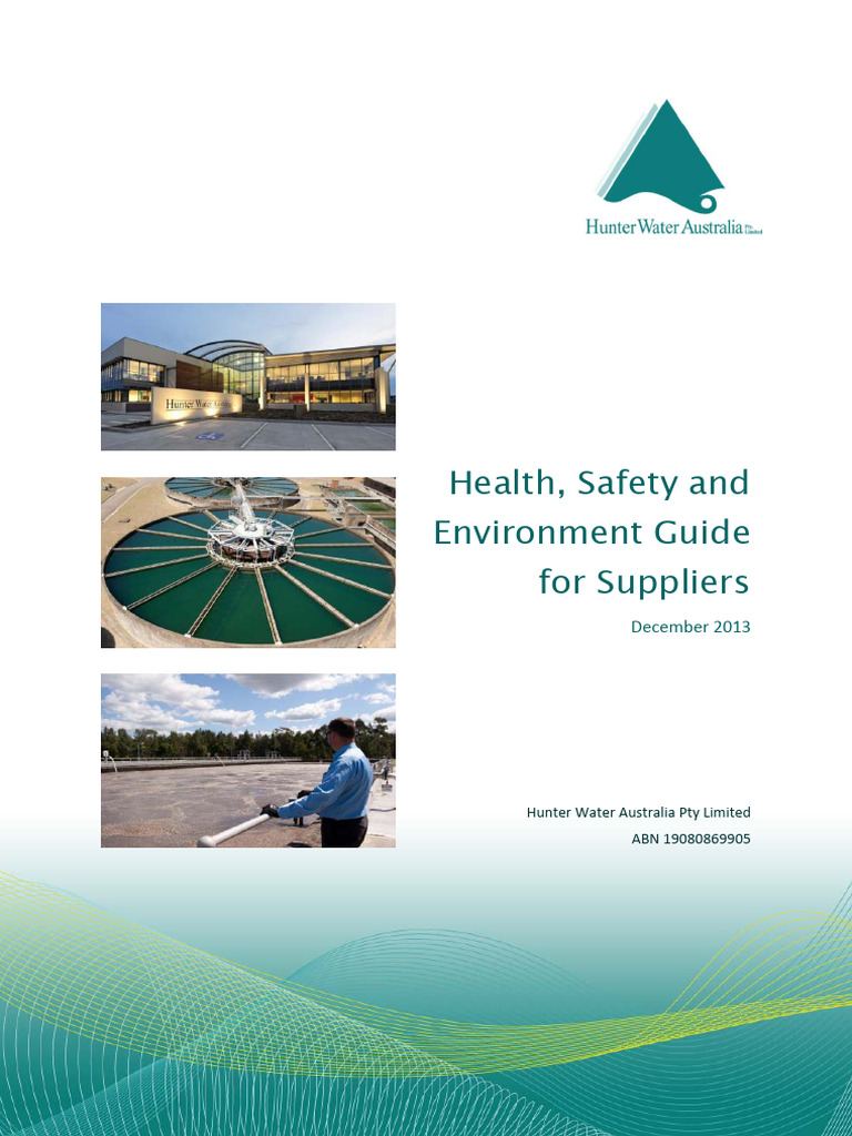 HSE0320 HSE Guide For Suppliers | PDF | Employment | Occupational ...