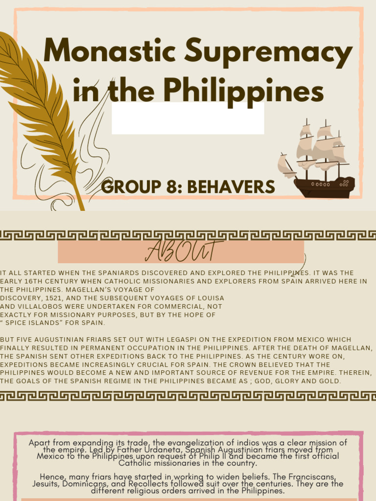 Monastic Supremacy in The Philippines | PDF | Catholic Church