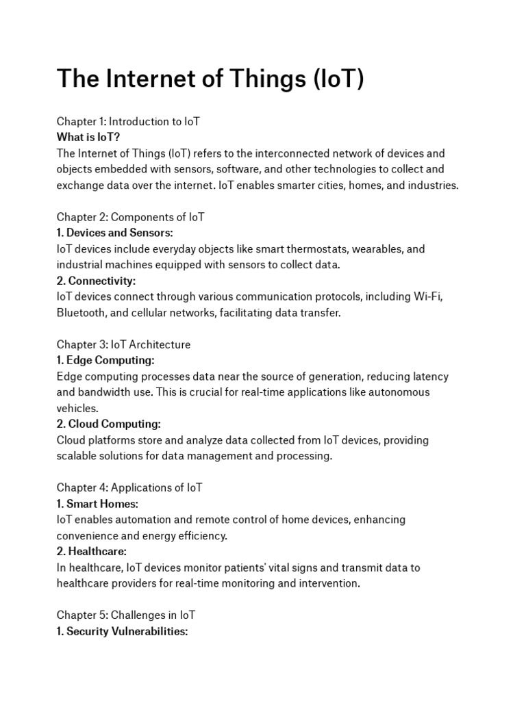 Understanding the Internet of Things | PDF | Internet Of Things ...