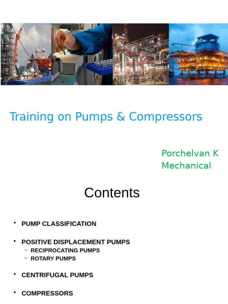 Pumps and Compressors PCK | PDF | Pump | Hydraulics
