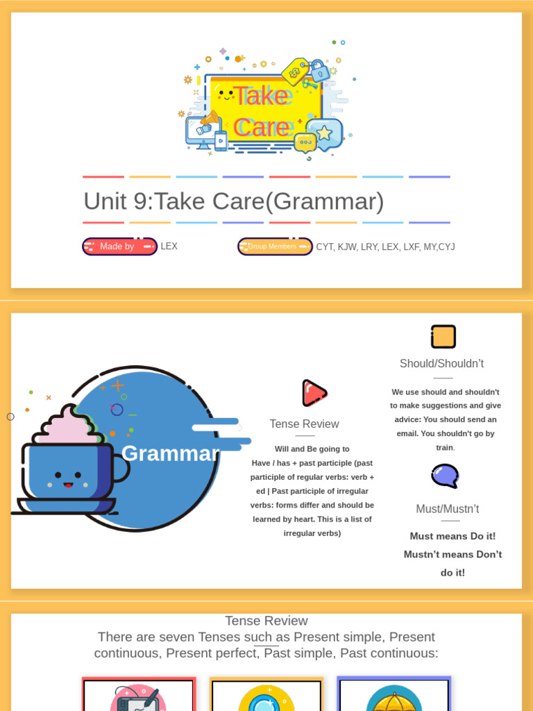 English Unit 9 | PDF | Verb | Linguistic Morphology
