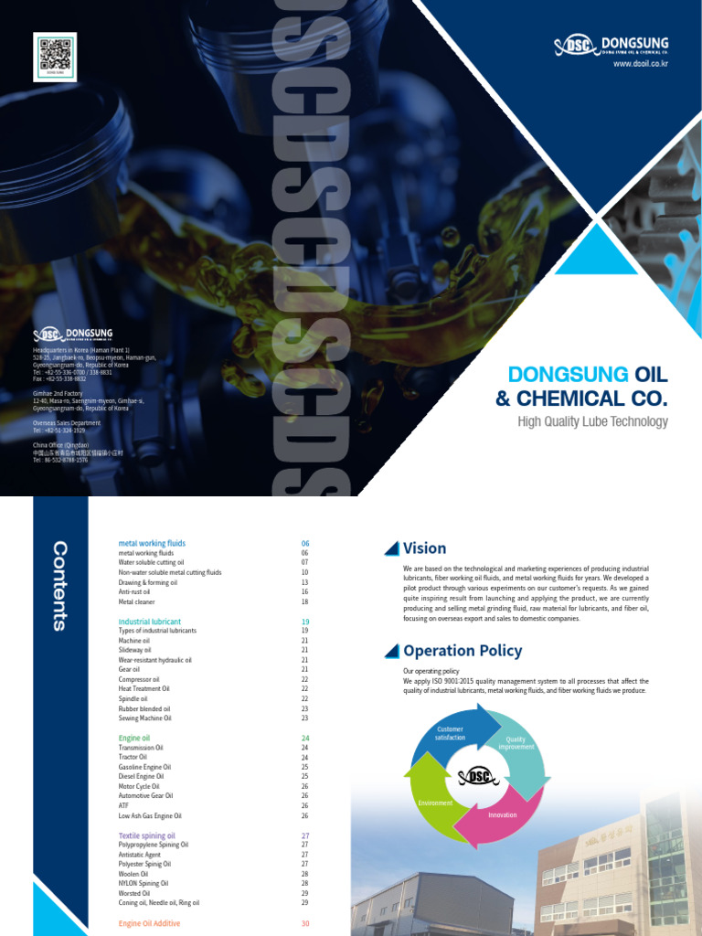 Industrial Lubricants & Fluids Guide | PDF | Metalworking | Oil