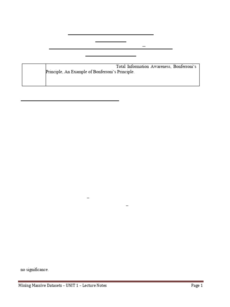 Unit I - MMD - Lecture NoteStu | PDF | Mathematics