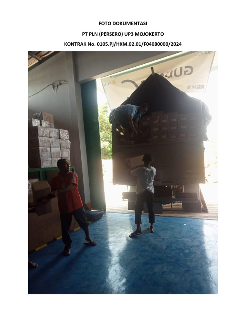 KR 0105 - Foto Dokumentasi PLN Up3 Mojokerto | PDF