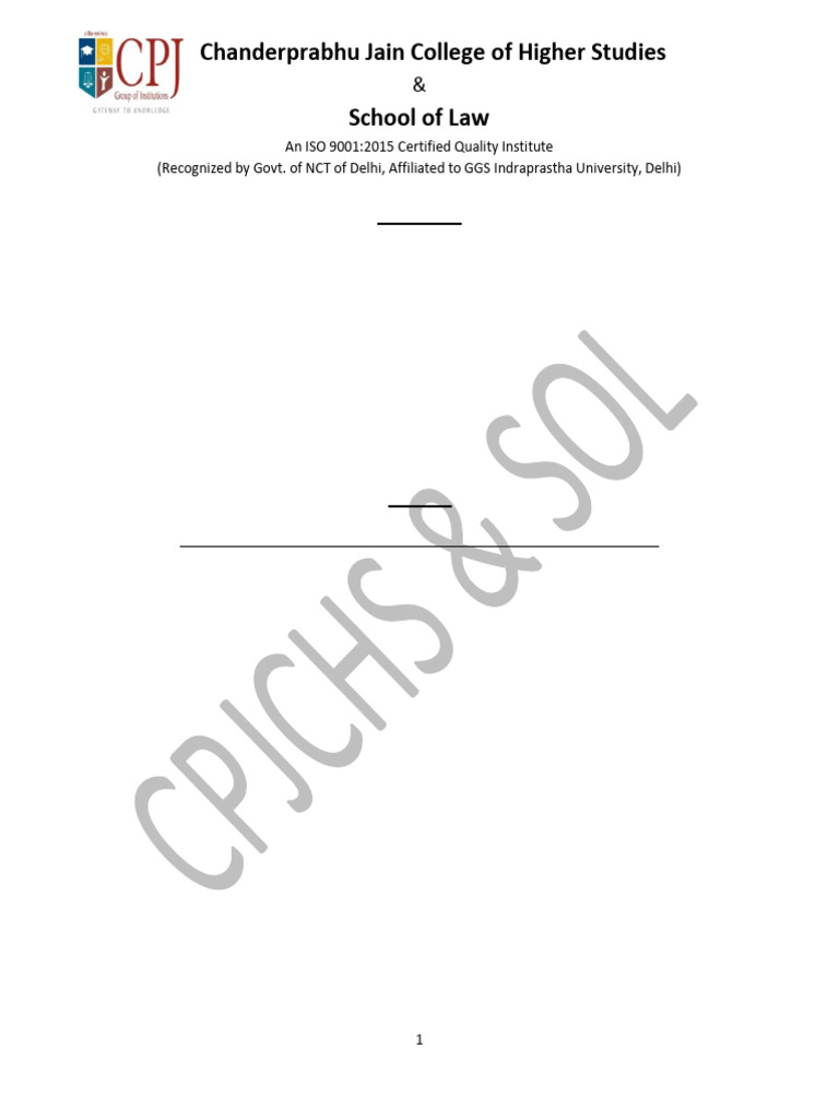 Unit-1-IPR-E-Notes - BALLB | PDF | Trips Agreement | Copyright