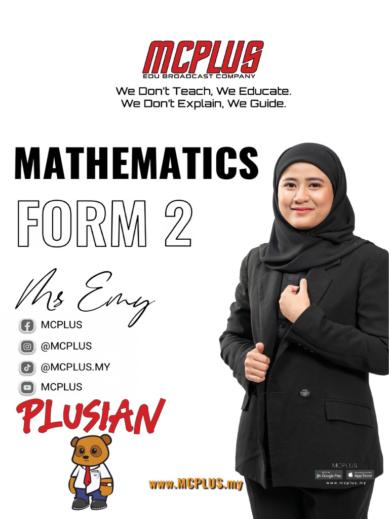 Form 2 Maths Ms Emi 20.10.2024 (Adhoc) | PDF | Physical Quantities ...