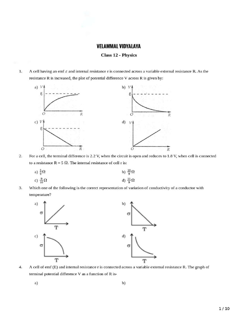 Phy Chap 3 and 4 Worksheet Solutions | PDF