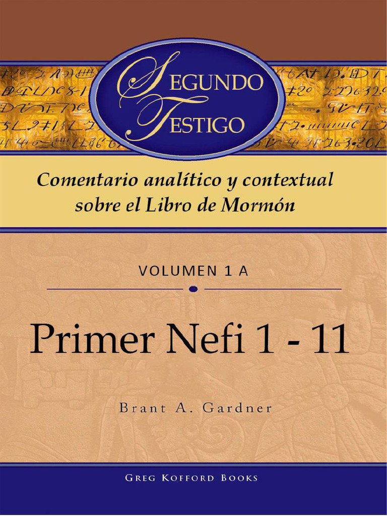 1 Primer Nefi Brant A. Gardner | PDF | Libro de Mormón | Movimiento ...