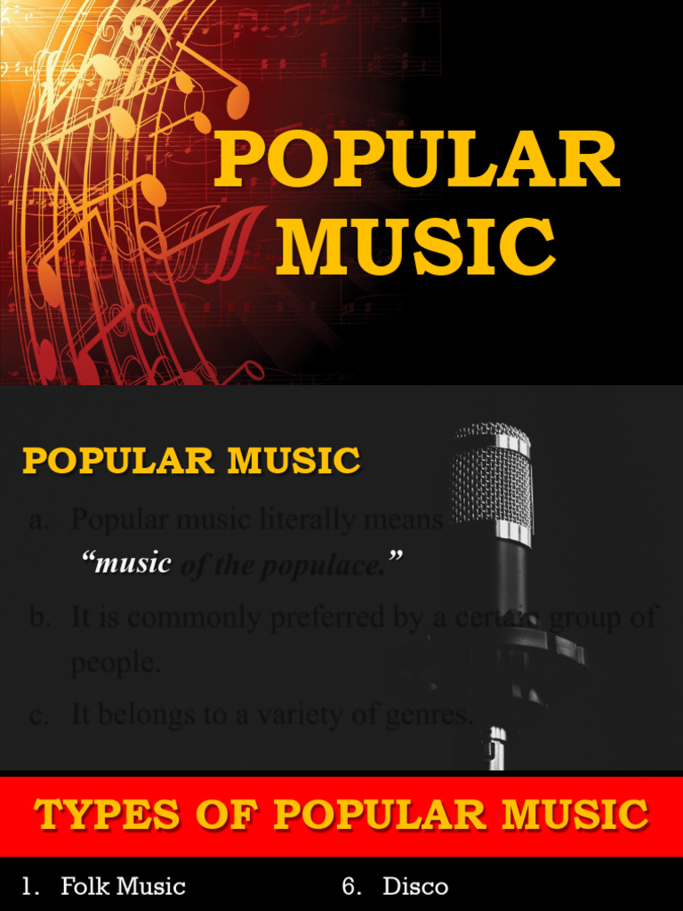 2ND Popular-Music | PDF | Country Music | Rock Music