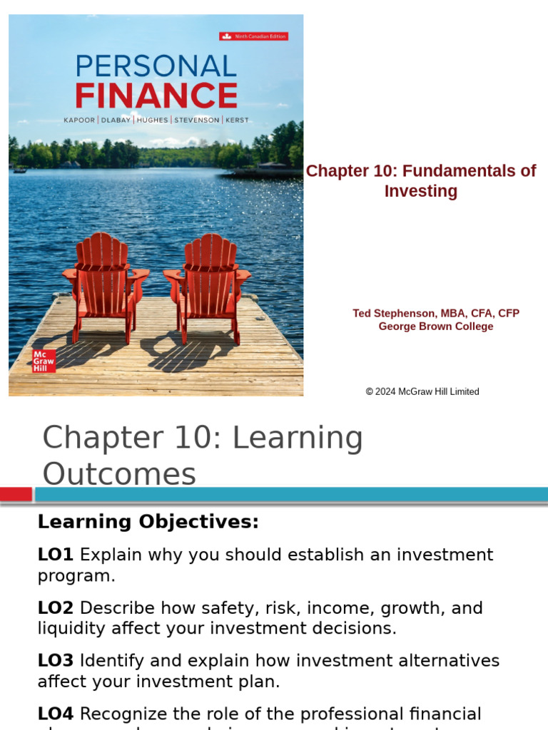 Kapoor 9ce PPT Ch10 Final | PDF | Investing | Stocks