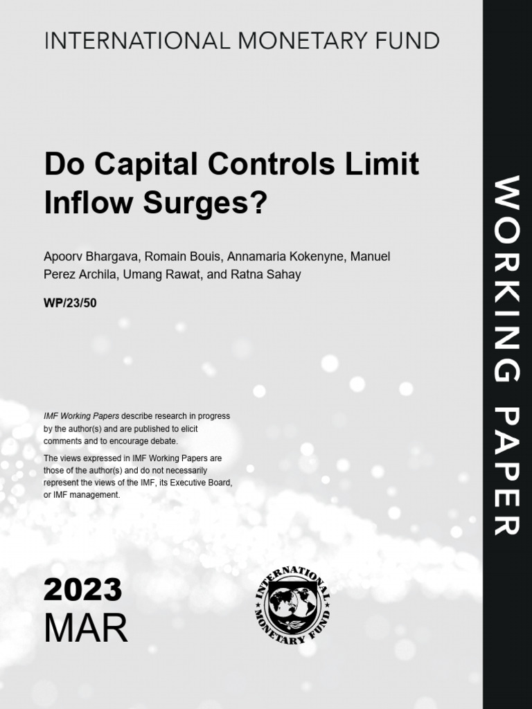 Wpiea2023050 Print PDF | PDF | Capital Control | Gross Domestic Product