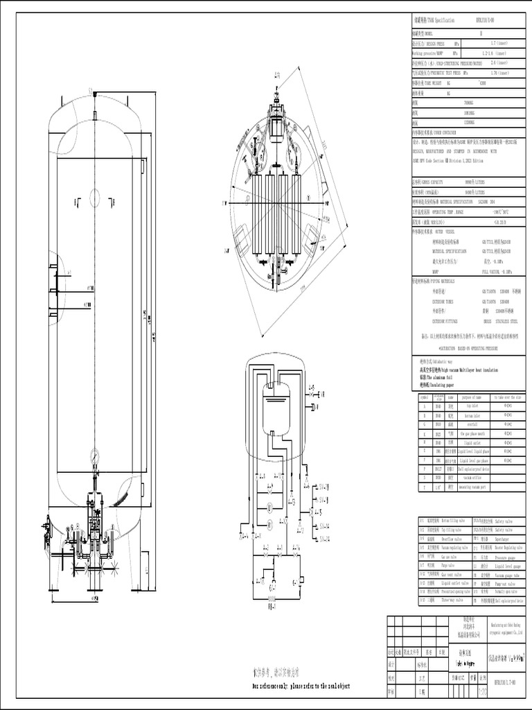 Cryogenic Container Specifications | PDF | Gases | Atmosphere