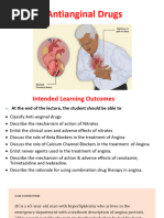 Antianginal Drugs: Mechanisms & Classes | PDF | Vasodilation | Vascular ...