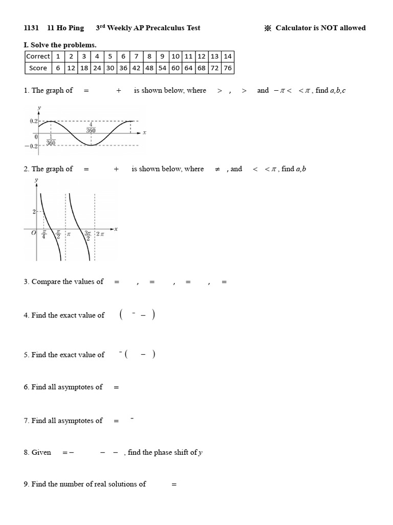 1131 3rd Weekly Test | PDF