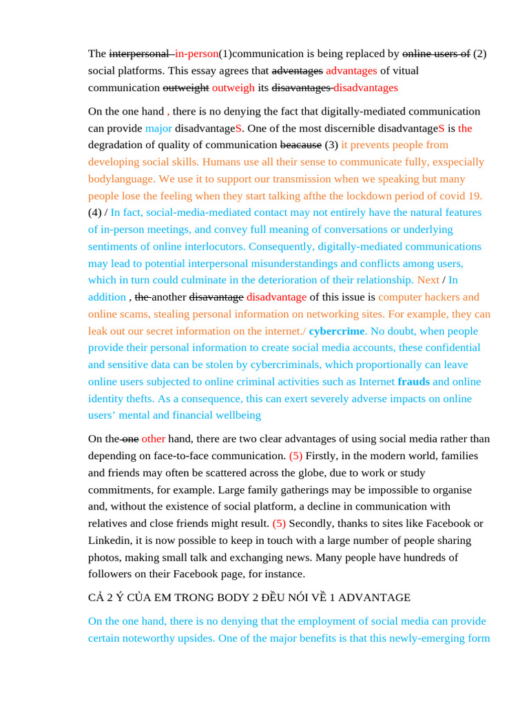 Hoàng Minh Dương - IA02 - Writing Task2 - Fixed | PDF | Cybercrime ...