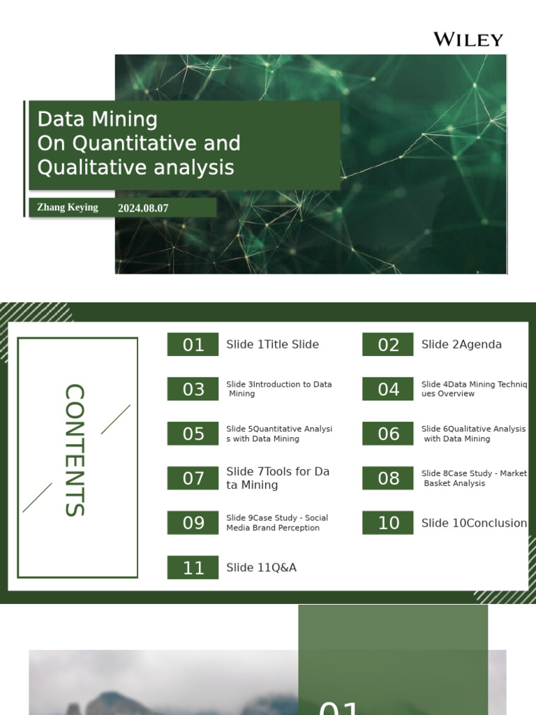 Data+Mining +Tools+and+Techniques+for+Analysis | PDF | Data Mining | Quantitative Research