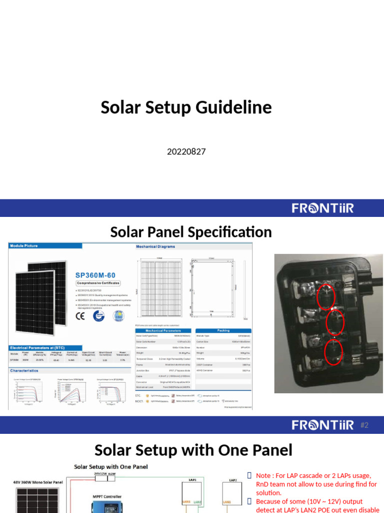 Solar Setup and Guide 20220827 | PDF | Computer Engineering | Electric ...