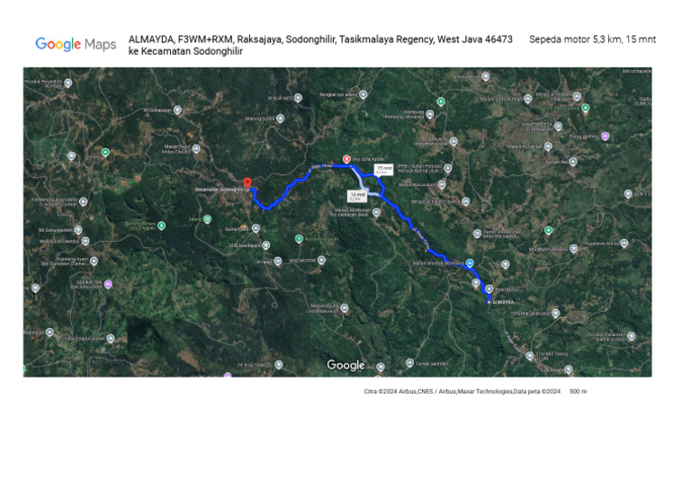 Citra Peta Airbus dan CNES 2024 | PDF