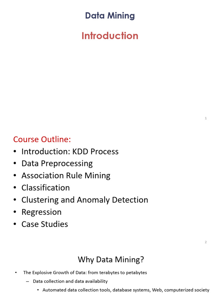 DM-Unit-I Introduction To Association-1 | PDF | Level Of Measurement | Data Mining