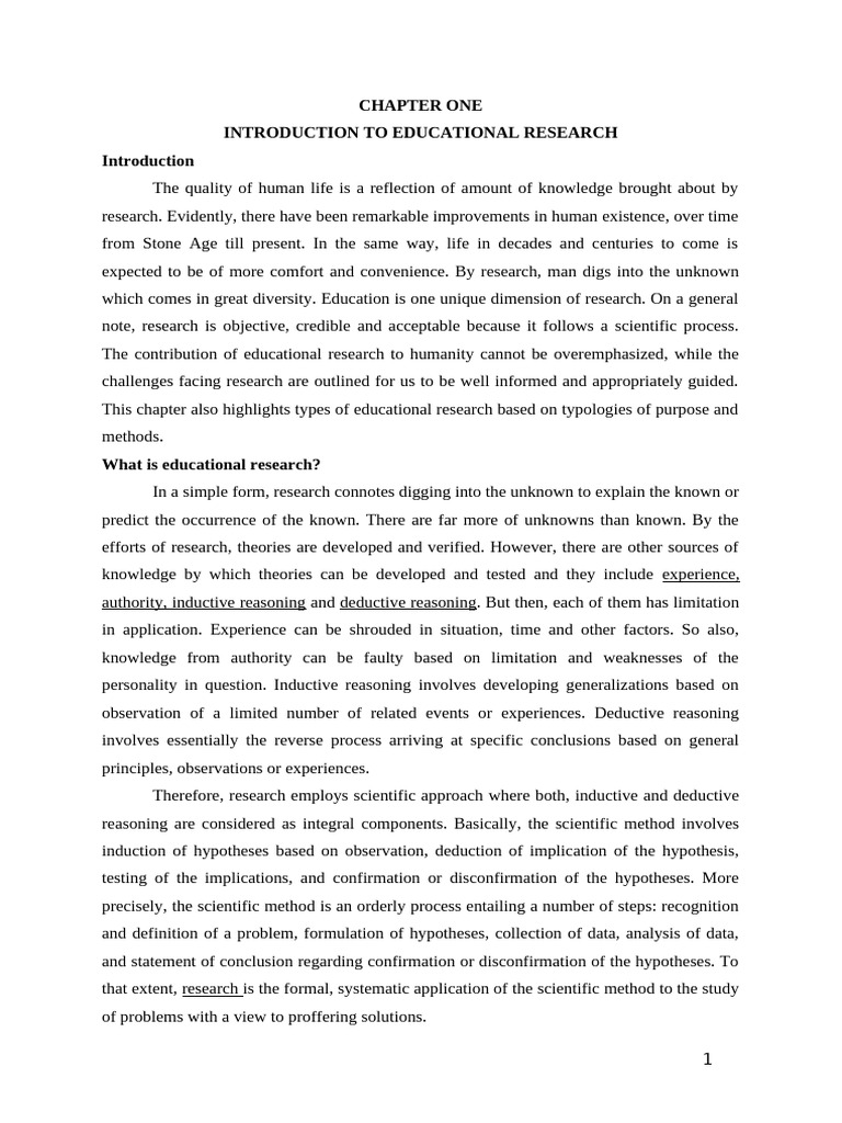 Understanding Educational Research Basics | PDF | Hypothesis ...
