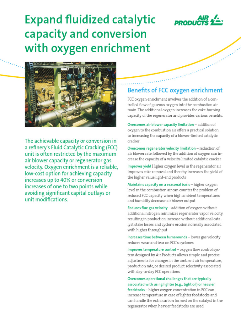 295 13 009 US Expand Fluidized Catalytic Capacity and Conversion With Oxygen Enrichment | PDF ...