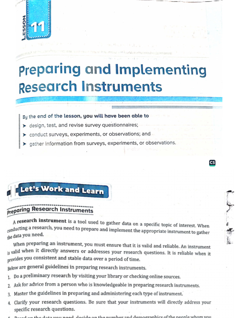 Visuals Reports Instruments | PDF