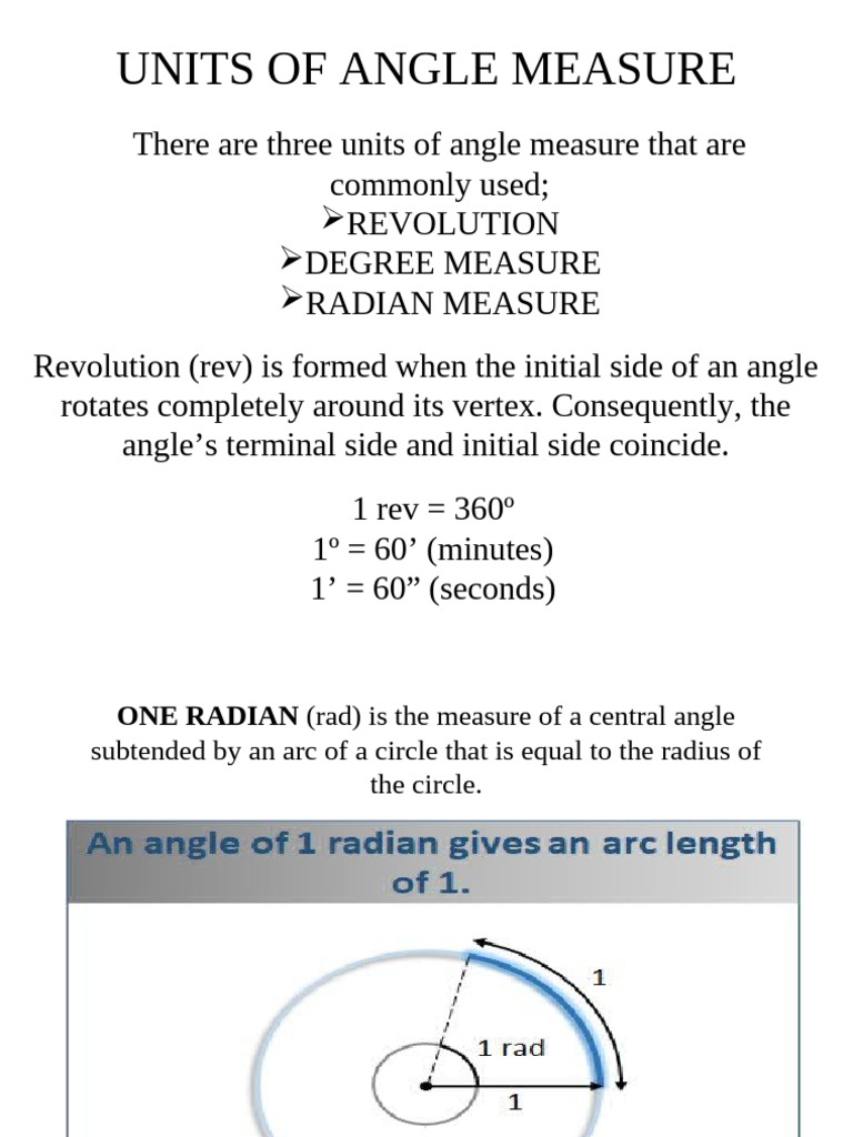 Week Two 2nd Quarter Circular Functions | PDF | Angle | Circle