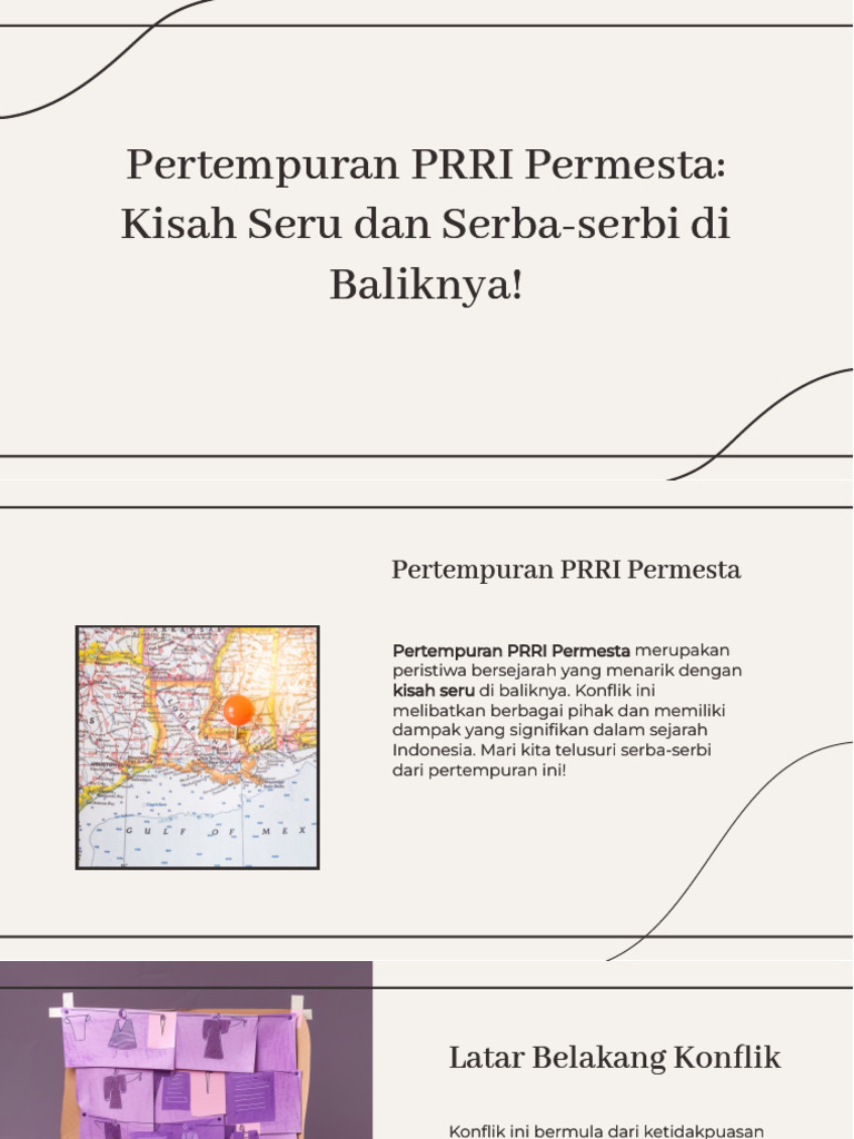 PRRI Permesta: Konflik dan Dampak | PDF | Politik