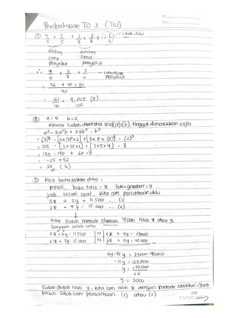 Pembahasan TO 3 PKMK | PDF