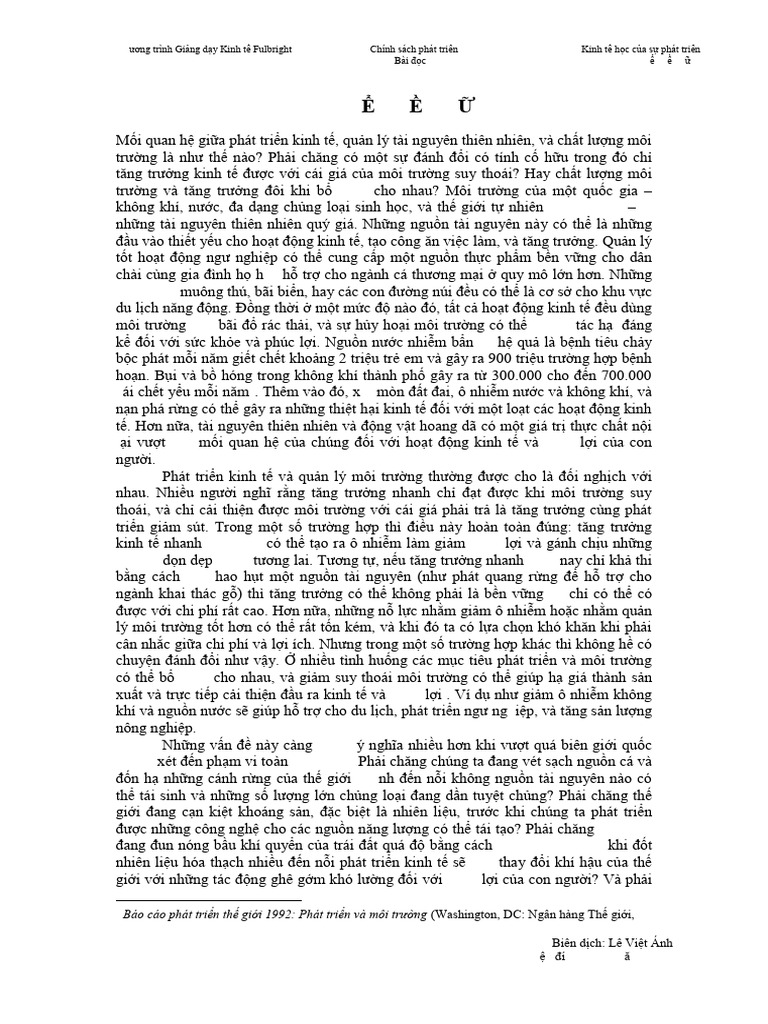 Phat Trien Ben Vung | PDF