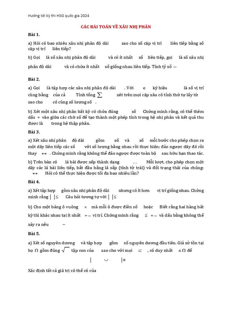 Buoi 10 - Xau Nhi Phan | PDF