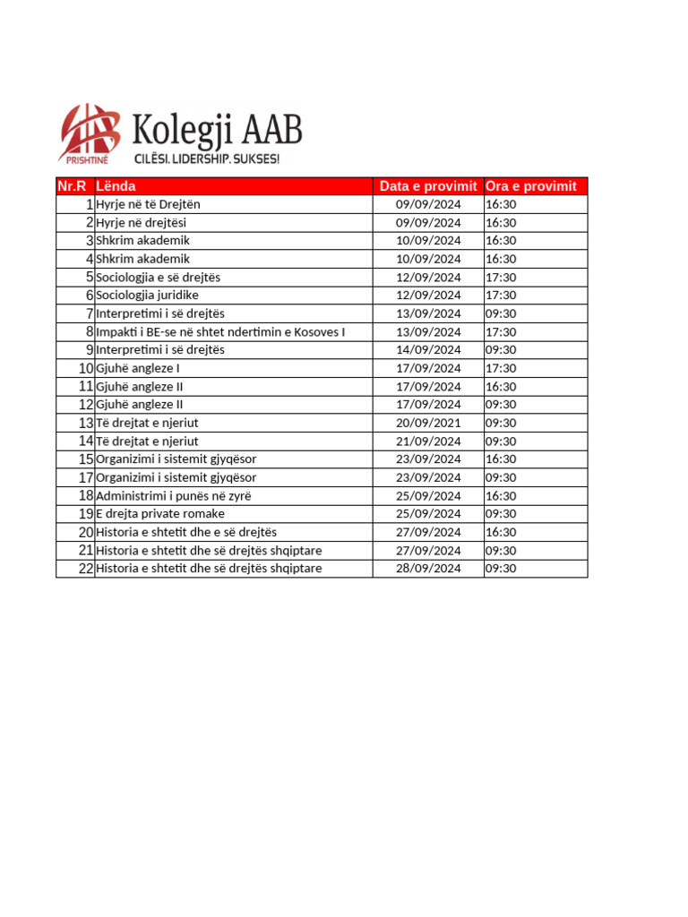 Provimet Prishtine Juridik 50 Viti I 1726125764 | PDF