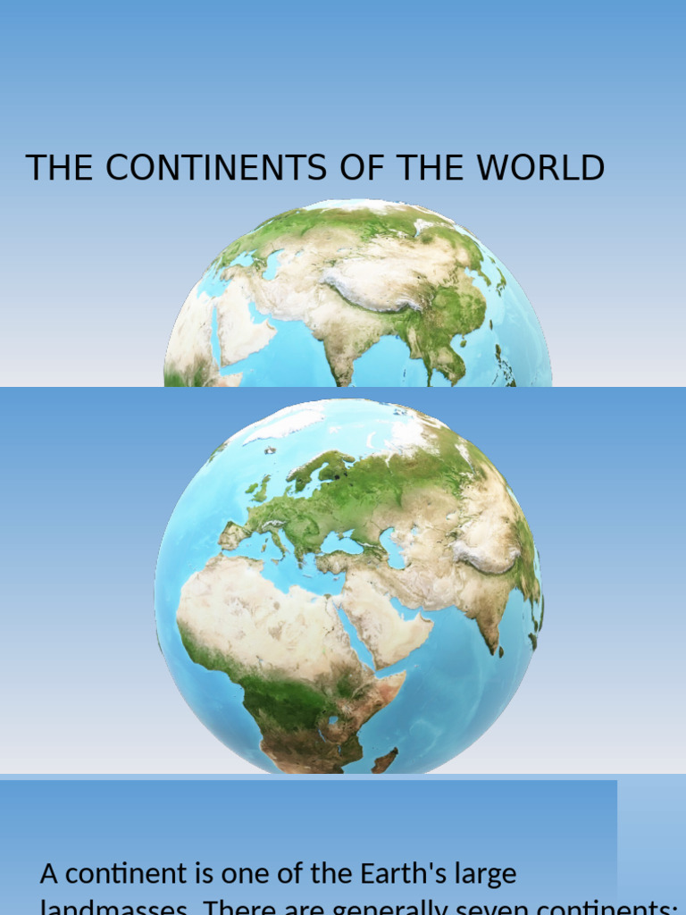 Continents | PDF | Asia | Antarctica