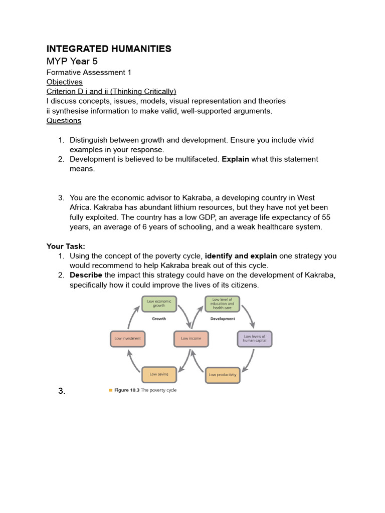 Formative Assessment 1 | PDF | Social Science
