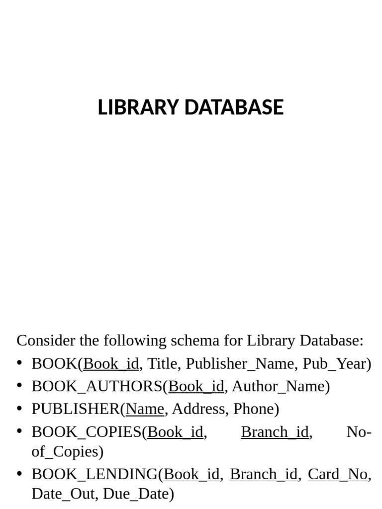 Library Database | PDF | Databases | Software Design Library Database | PDF | Databases | Software Design