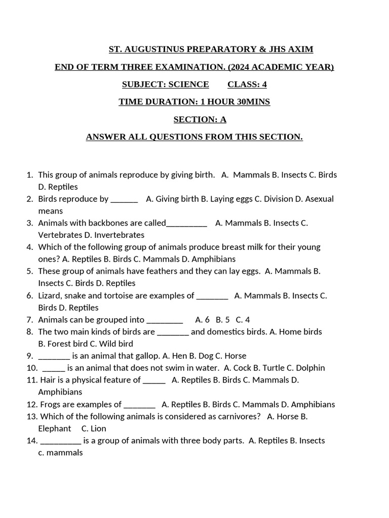 Basic Four Science | PDF | Reptile | Water