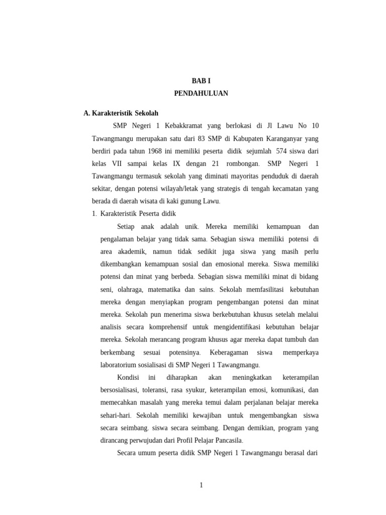 CONTOH KOSP-SMP-Negeri-1-Tawangmangu | PDF