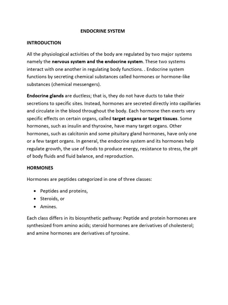 Endocrine System | PDF | Luteinizing Hormone | Thyroid