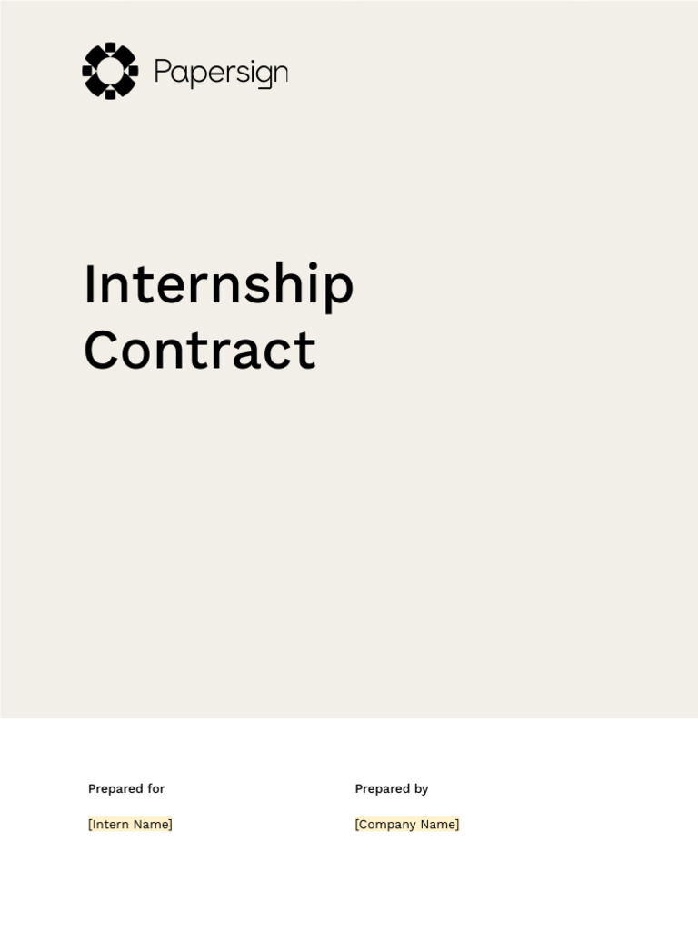 Internship Agreement Guide | PDF | Internship | Job Hunting