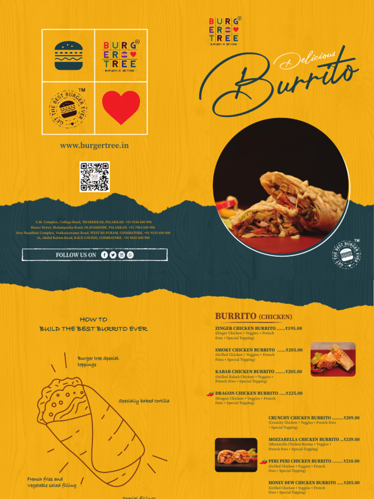Burrito Menu A | PDF