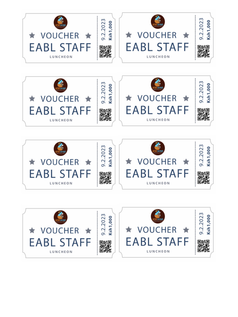 Eabl Voucher | PDF