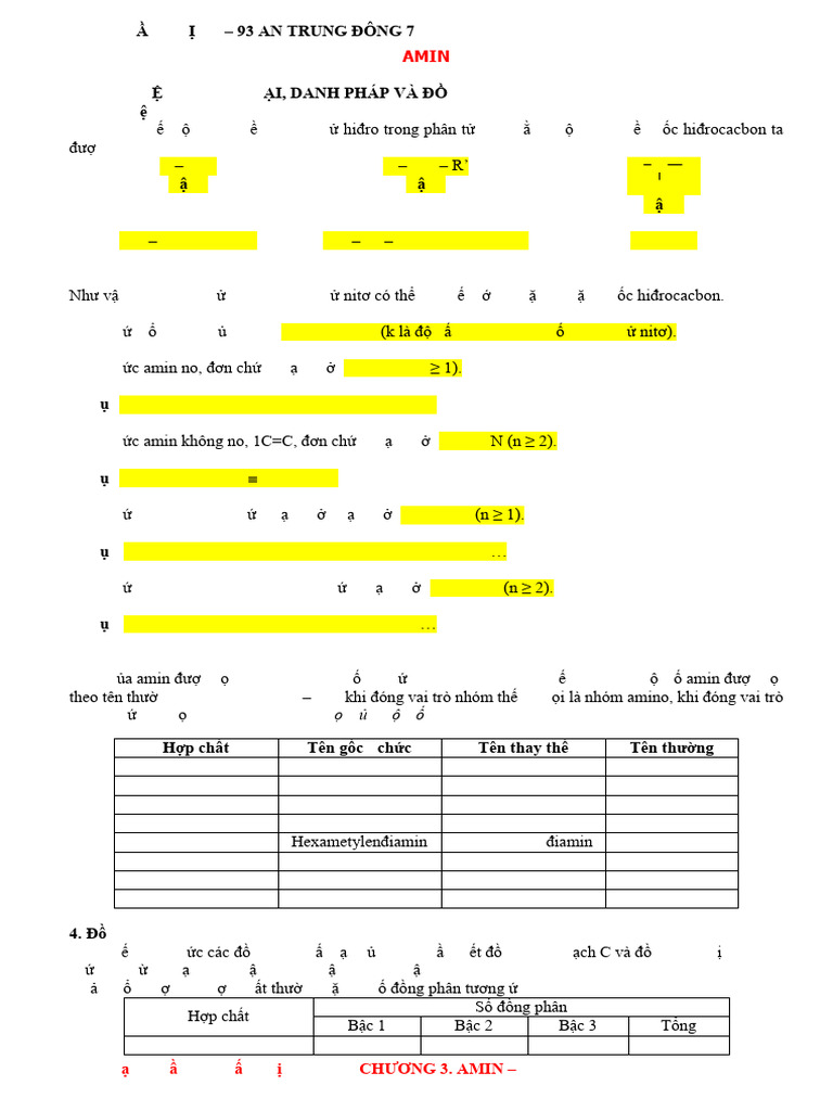 Amin Amino Acid Peptit Sã CH GV | PDF