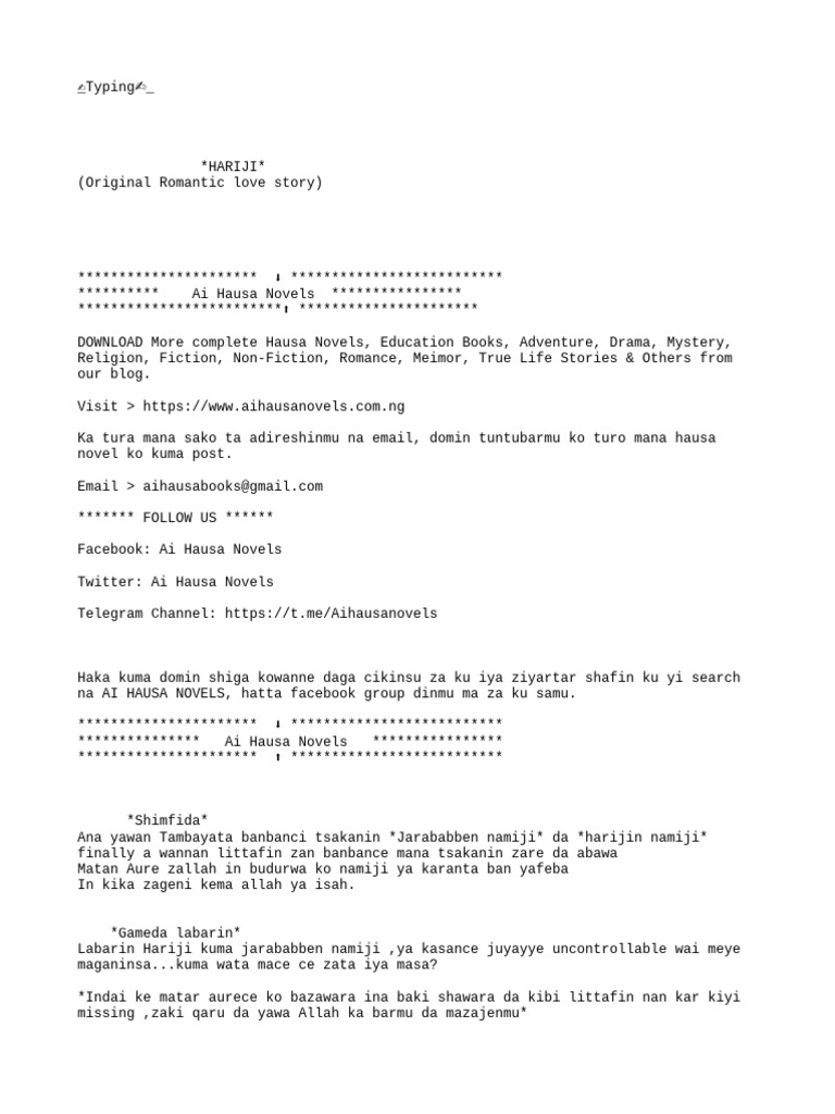 HARIJI Book 1 by Oum Aphnan (WWW - Aihausanovels.com - NG) | PDF