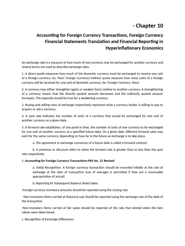 AFAR CHAPTER 1O Questions (AutoRecovered) | PDF | Historical Cost | Exchange Rate