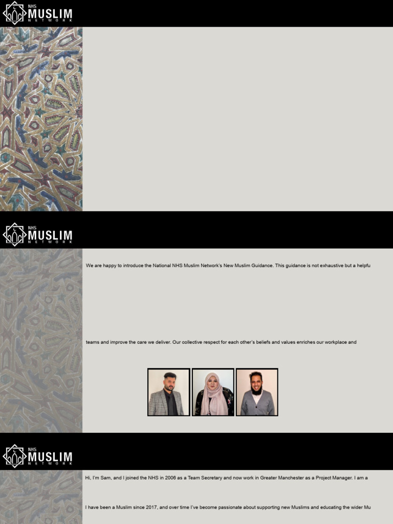 National NHS Muslim Network New Muslim Guide Final2 | PDF | Abrahamic ...