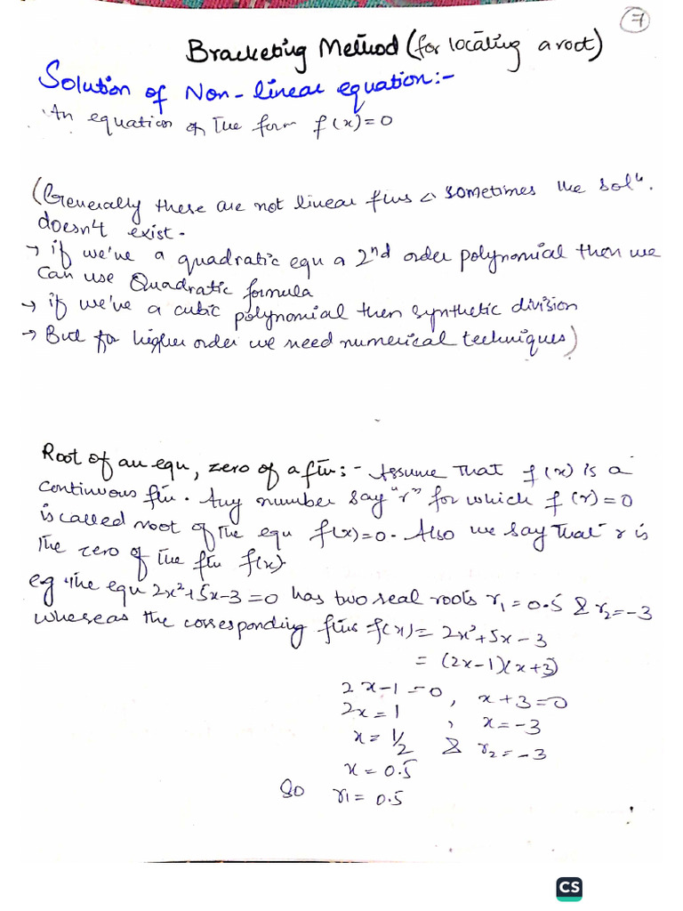 Bracketing Methods | PDF