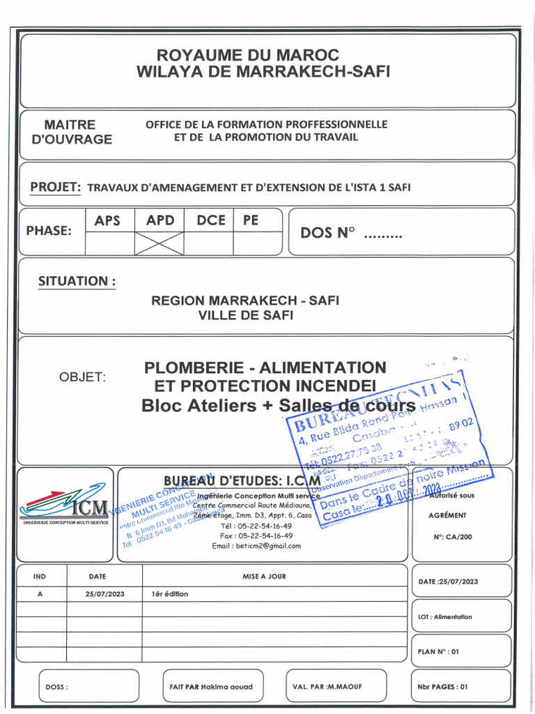 Bloc Ateliers - Salles de Cours | PDF