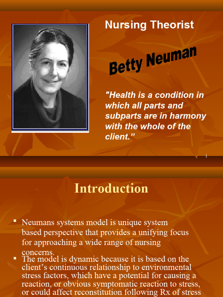 Neuman's Systems Model in Nursing | PDF | Stress (Biology) | System